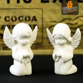 Gipsinė liejimo forma du angelai – keramikos formos | Keramikams.lt